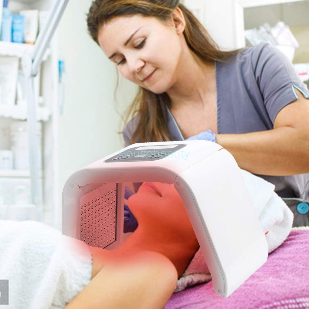 4 or 7colors LED Facial PDT Lighting Facial Tools Upgrade Photon ...
