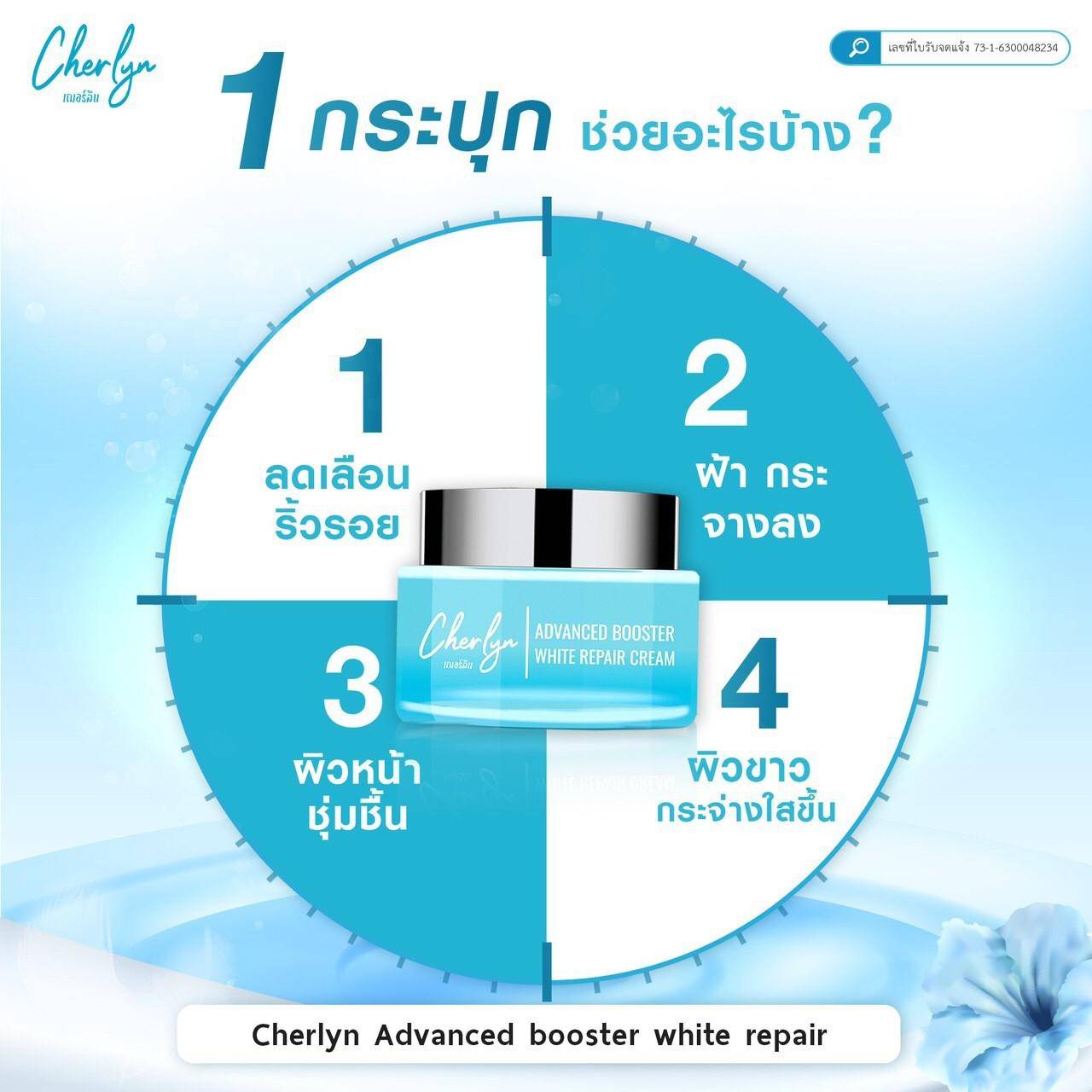 Cherlynเซ็ทบำรุงผิว 2 ชิ้น Cherlyn เฌอร์ลิน **เซรั่ม /ครีม ...