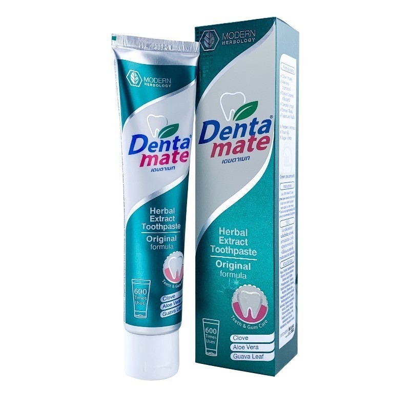 Dentamate Toothpaste 100G เดนตาเมท ยาสีฟัน #สีเขียว สูตรดั้งเดิม ยาสี ...