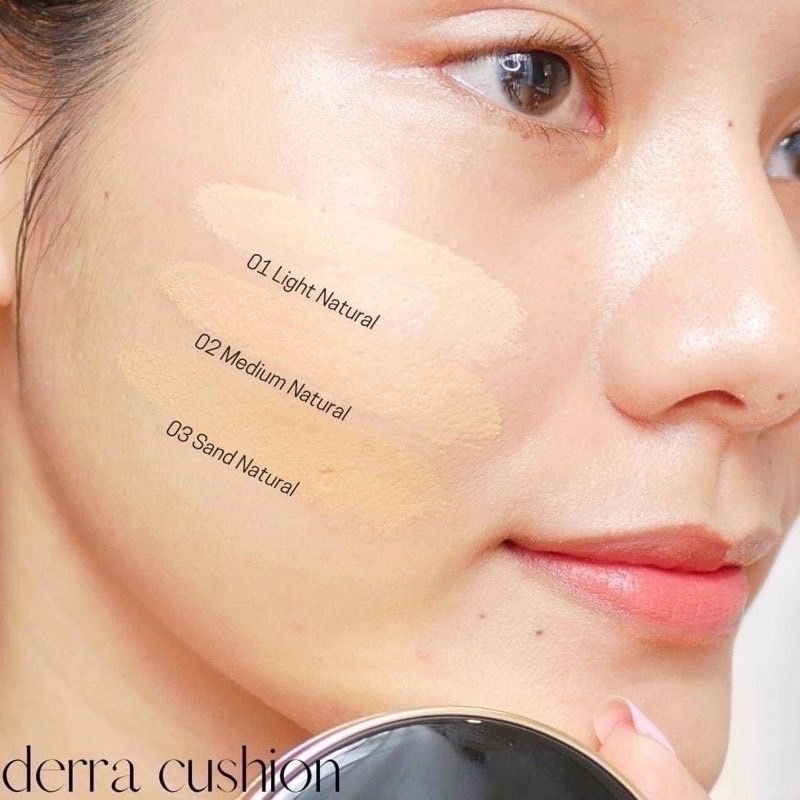 Derra cushion คุชชั่นลบสิว สูตรคุมมัน ผิวแพ้ง่าย เป็นสิวใช้ได้ 10 g.เดอร์ร่าคุชชั่น สูตรคุมมัน ...