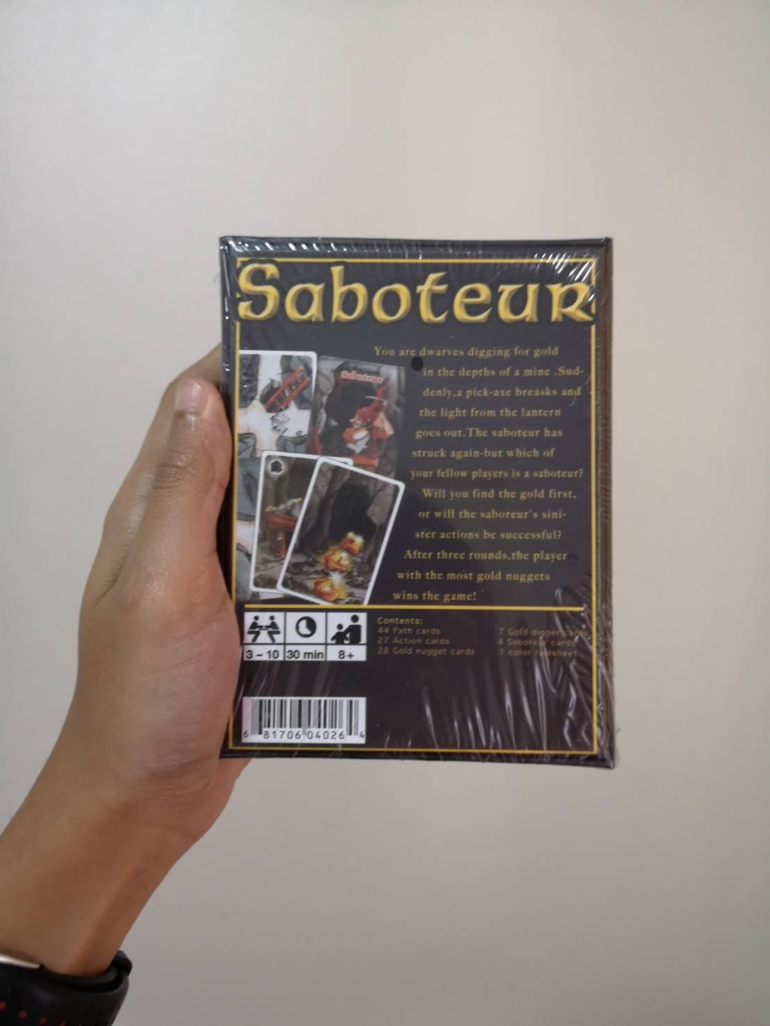 Saboteur Board game (เพื่อนรัก นักขุดทอง) การ์ดเกม คนแคระตะลุยเหมือง ...