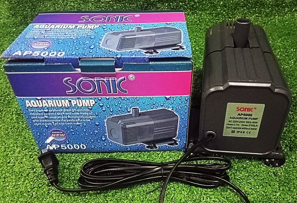 ปั๊มน้ำพุ ปั๊มตู้ปลา Sonic AP-5000 ปั๊มน้ำคุณภาพยอดนิยม (ราคาถูก ...