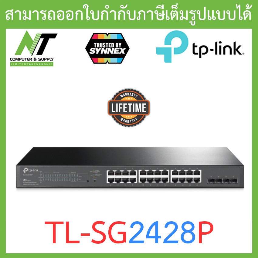 TP-LINK TL-SG2428P New JetStream 28-Port Gigabit Smart Switch with 24 ...