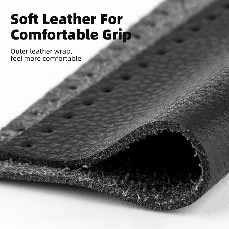 Bicycle Handlebar Aluminium AlloySilica Gel Leather Shockproof Bike ...