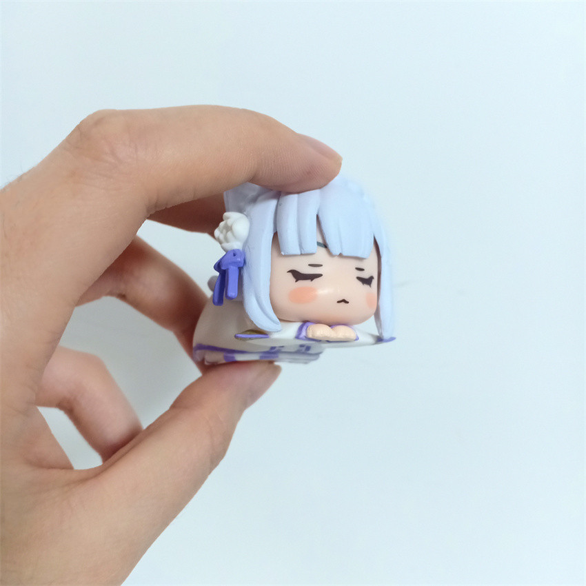 4cm 4pcs RE: ZERO - Starting Life in Another World Sleep Remim Cat ...