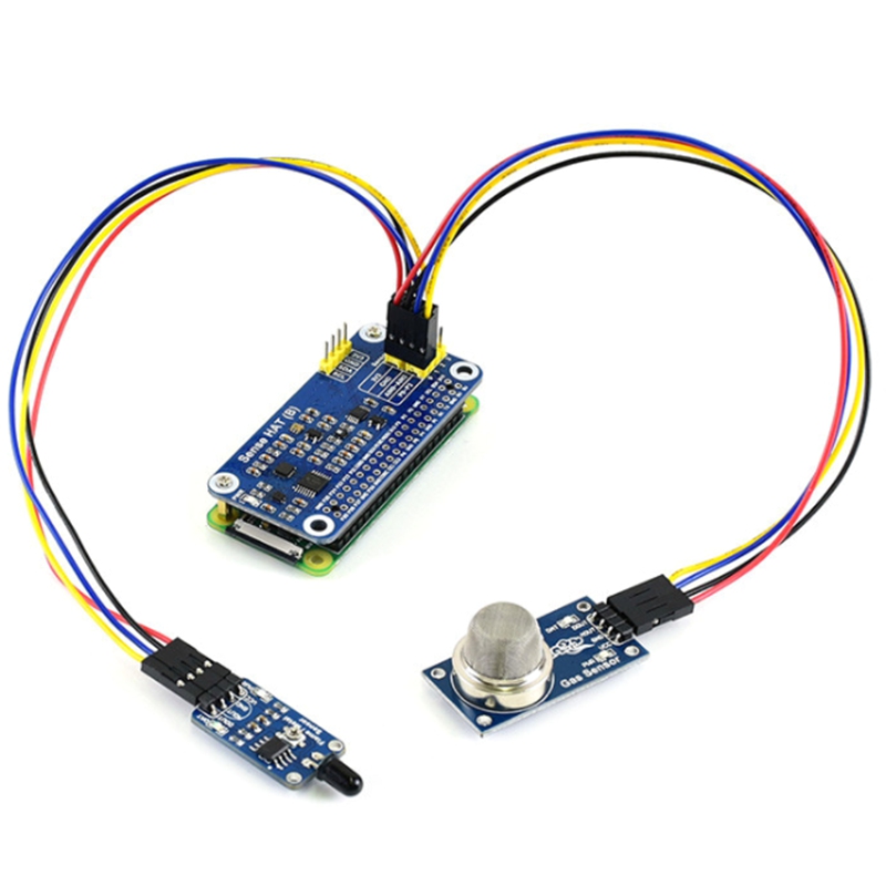 Sense HAT (B) for Raspberry Pi, Onboard Multi Powerful Sensors Module, Supports External Sensors ...