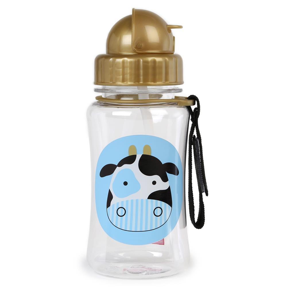 Skip Hop กระติกน้ำพร้อมหลอดดูด ZOO STRAW BOTTLE COW STYLE - Skip Hop ...