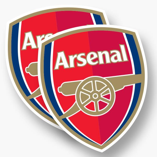 2 ชิ้น / ARSENAL STICKER อาร์เซนอลสติกเกอร์รถ FC ชุดสติกเกอร์รถ ...