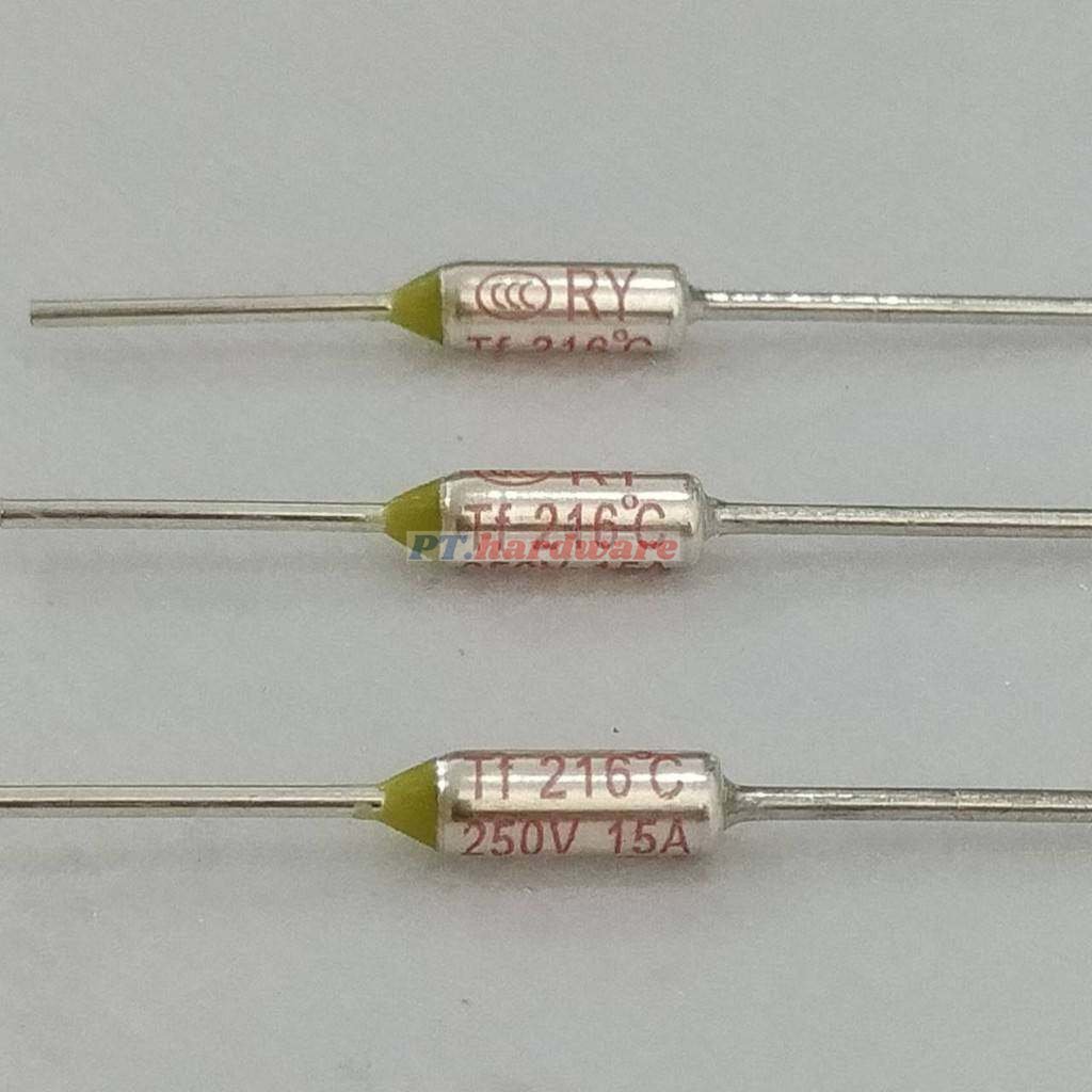 เทอร์โมฟิวส์ ฟิวส์ หม้อหุงข้าว กระติกน้ำร้อน เตารีด ฟิวส์ความร้อน Thermal Fuse 15a 250v 142°c