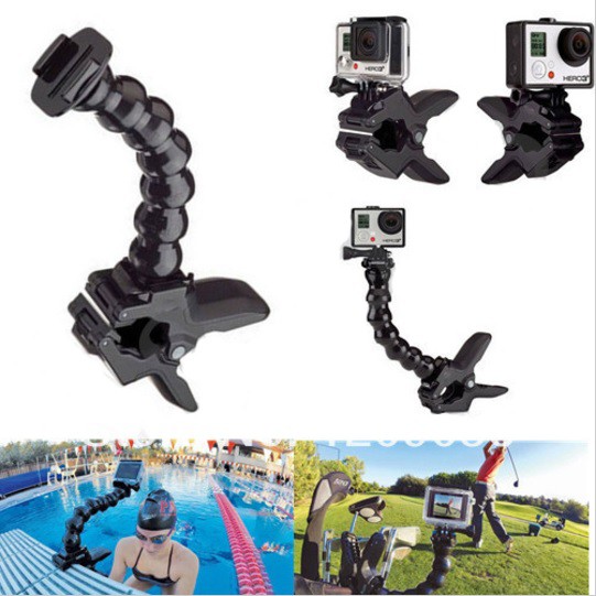 Best Seller!! Gopro Jaws Flex Clamp Mount ที่ยึดกล้องโกโปร แบบปรับคอได้ ...