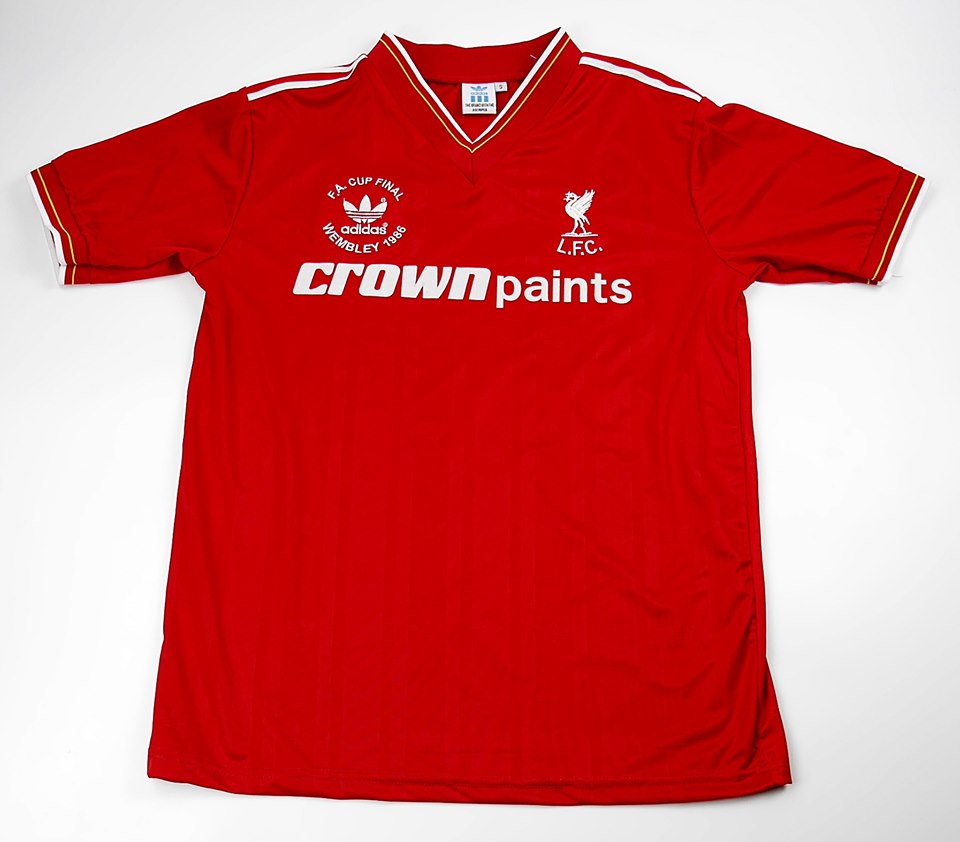 เสื้อทีม Liverpool Final FA Cup Wembley 1986 - Club Shirt and National ...