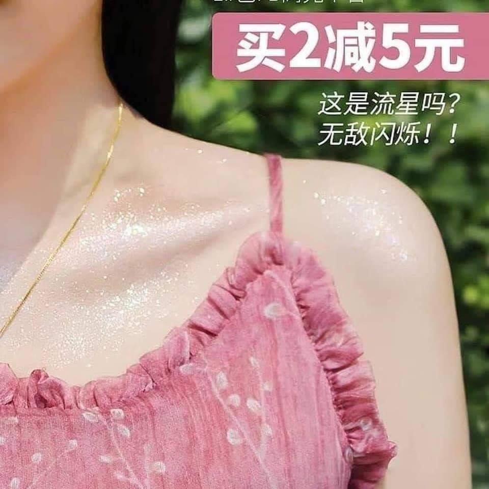 Huadi Glitter Puff พัฟตบตัววิ้ง ไฮไลทลูกวิ้งค์ ใช้ได้ทั้งตัว - MNP BOX ...