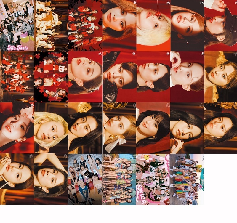 KPOP สองครั้ง Ins สไตล์เกาหลีขนาดเล็ก Lomo บัตรรู้สึกโจว Ziyu โปสการ์ดบัตรสุ่มของขวัญสำหรับ ...