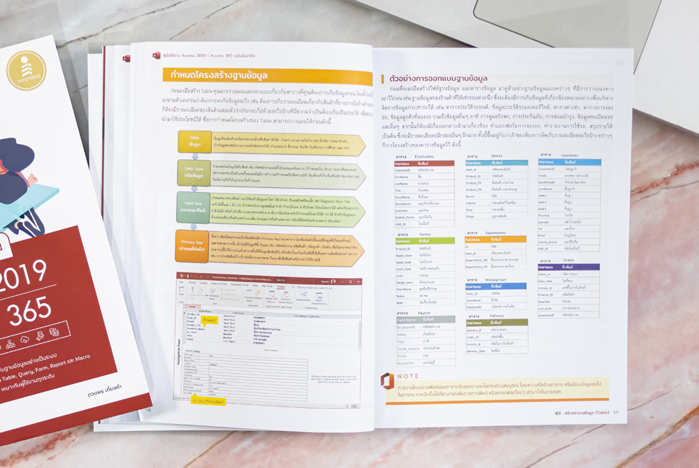หนังสือคู่มือใช้งาน Access 2019/Access 365 ฉบับมืออาชีพ - Serazu - ThaiPick