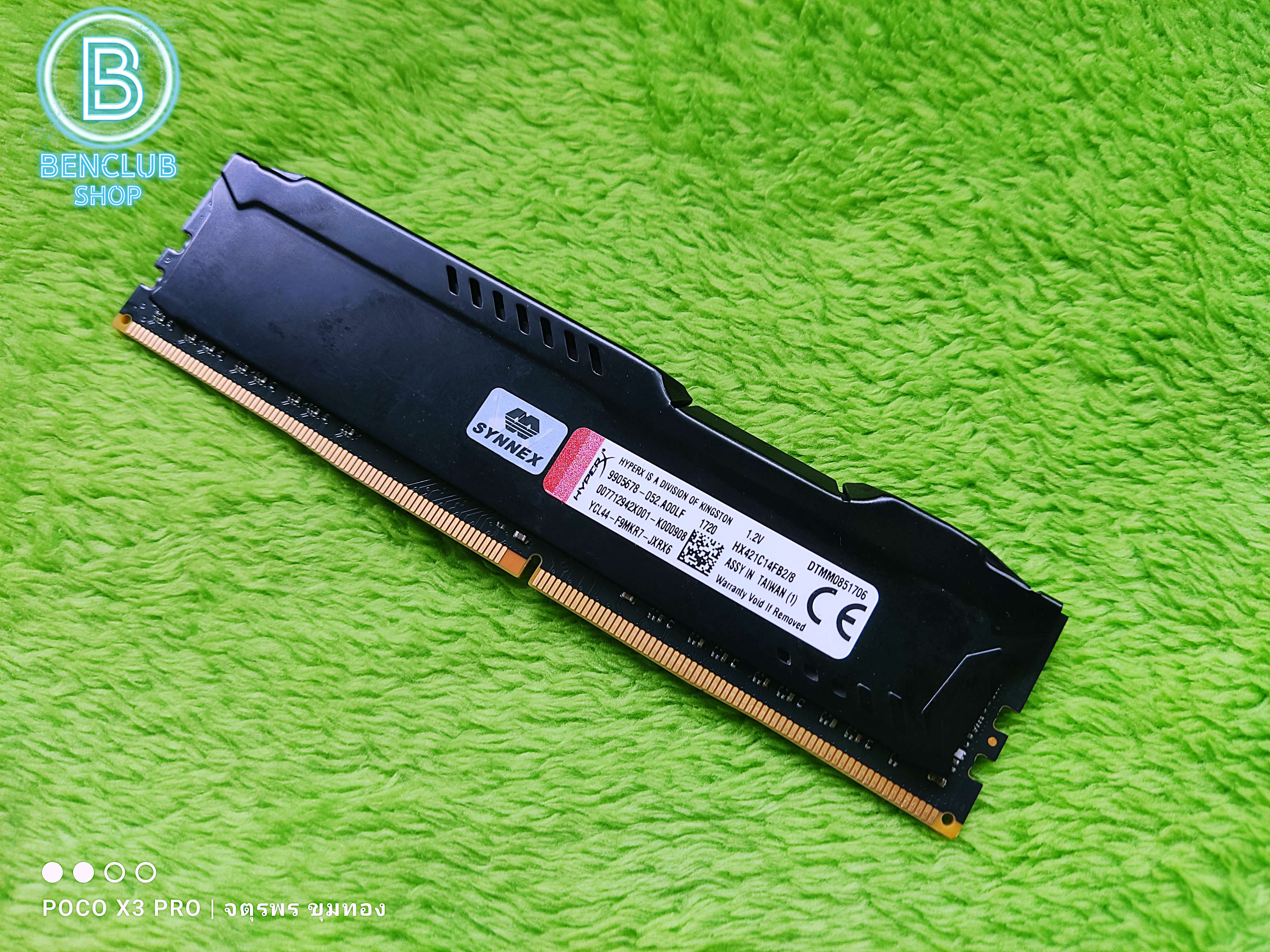 Ram FuryT-Force 2133-2400 ddr4 16Gb(8x2Gb) แรมมือสอง - BeNcluB Shop ...
