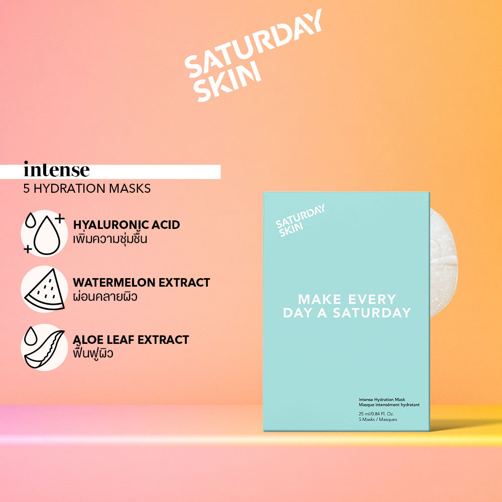 Bestseller Saturday Skin Intense Hydration Mask 5 Masks 25 ML X 5 ...