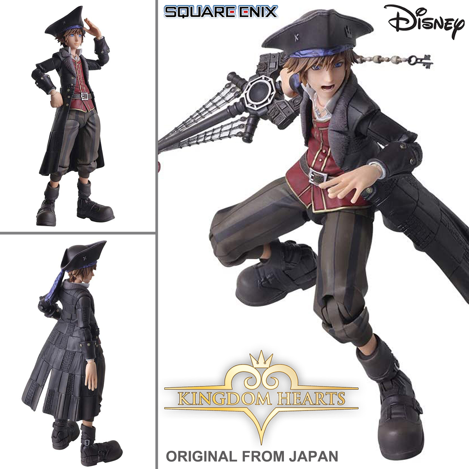 Model โมเดล ของแท้ 100% Square Enix Disney ดิสนีย์ จากเกม Kingdom ...