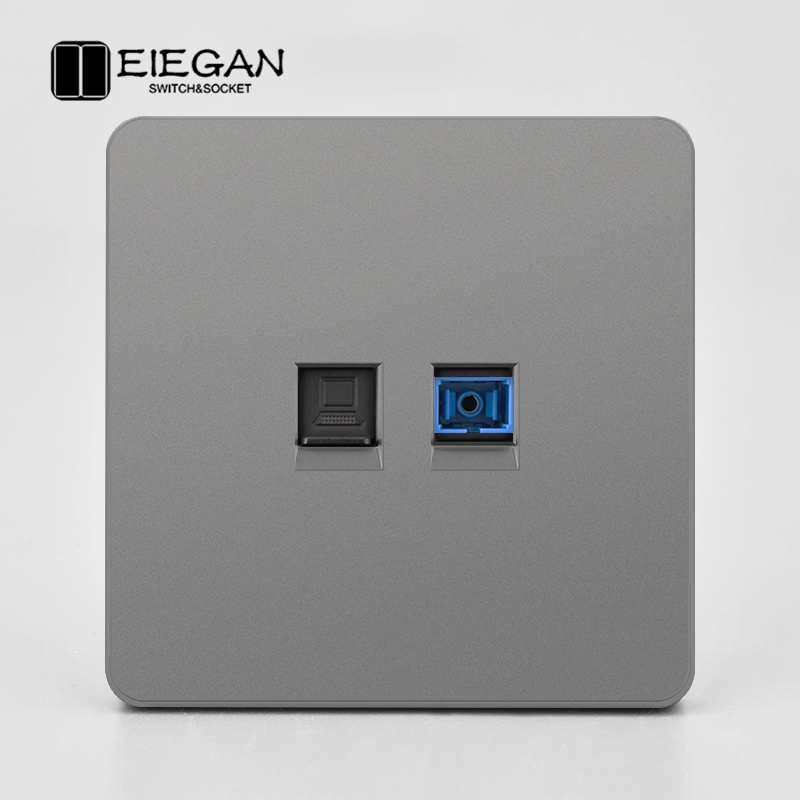 Ready stock ELEGAN wall light switch socket led indicator usb power ...