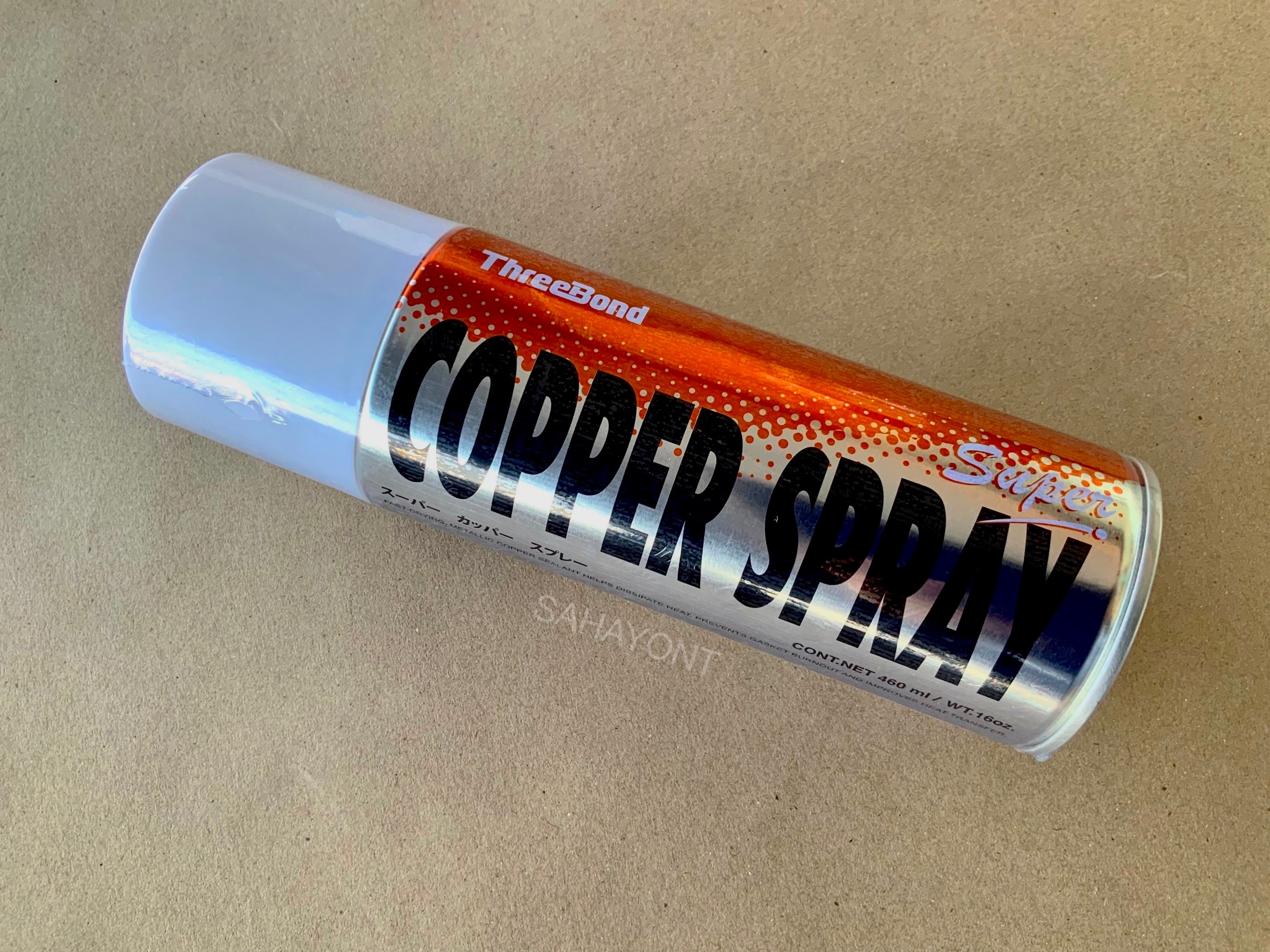 สเปรย์ทองแดง สำหรับปะเก็นฝาสูบ 460ml. copper spray ThreeBond สเปรย์ ...