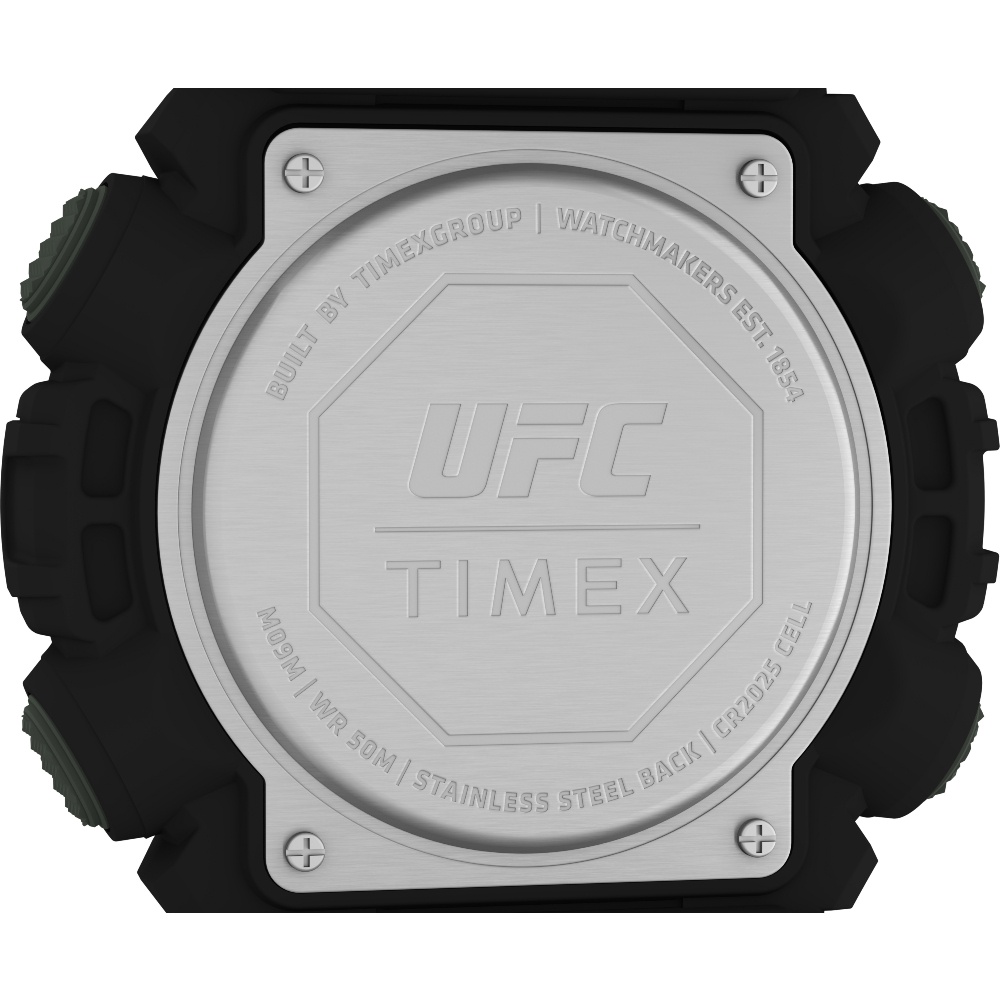 Timex TW5M53900 UFC Redemption นาฬิกาข้อมือผู้ชาย สายเรซิ่น สีเขียว ...