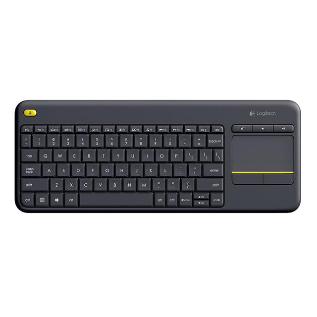 Logitech K400 Plus Wireless Touch Keyboard with Touchpad for PC Laptop ...