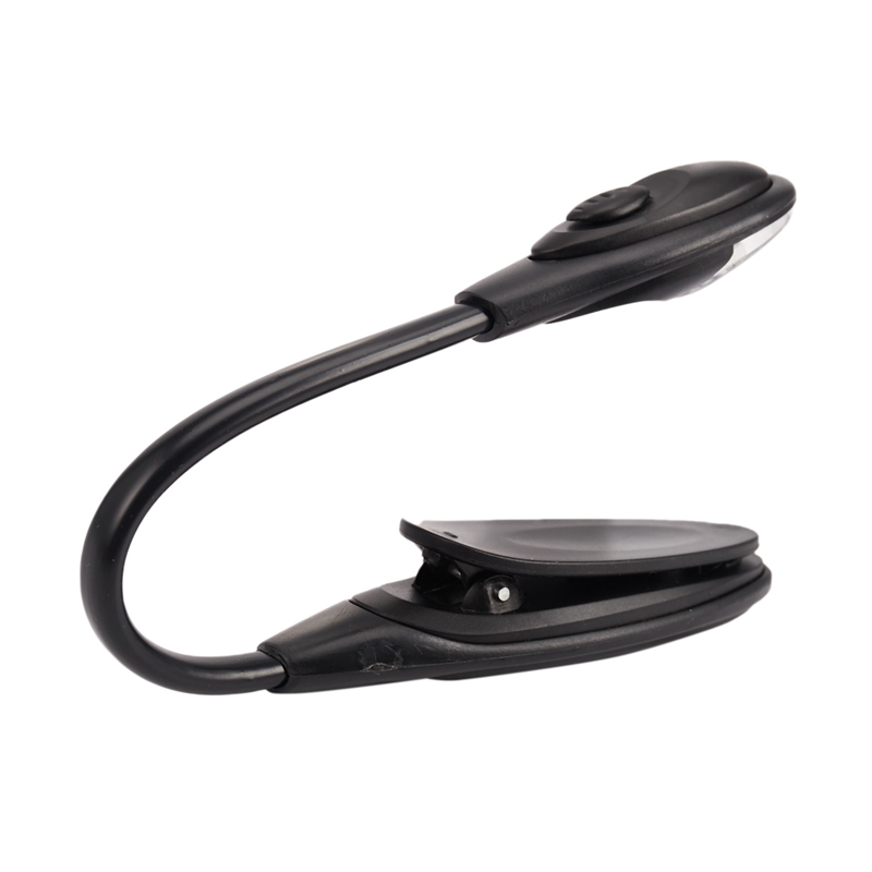 Mini Flexible Clip-on Bright Booklight LED Travel Book Reading Lamp ...