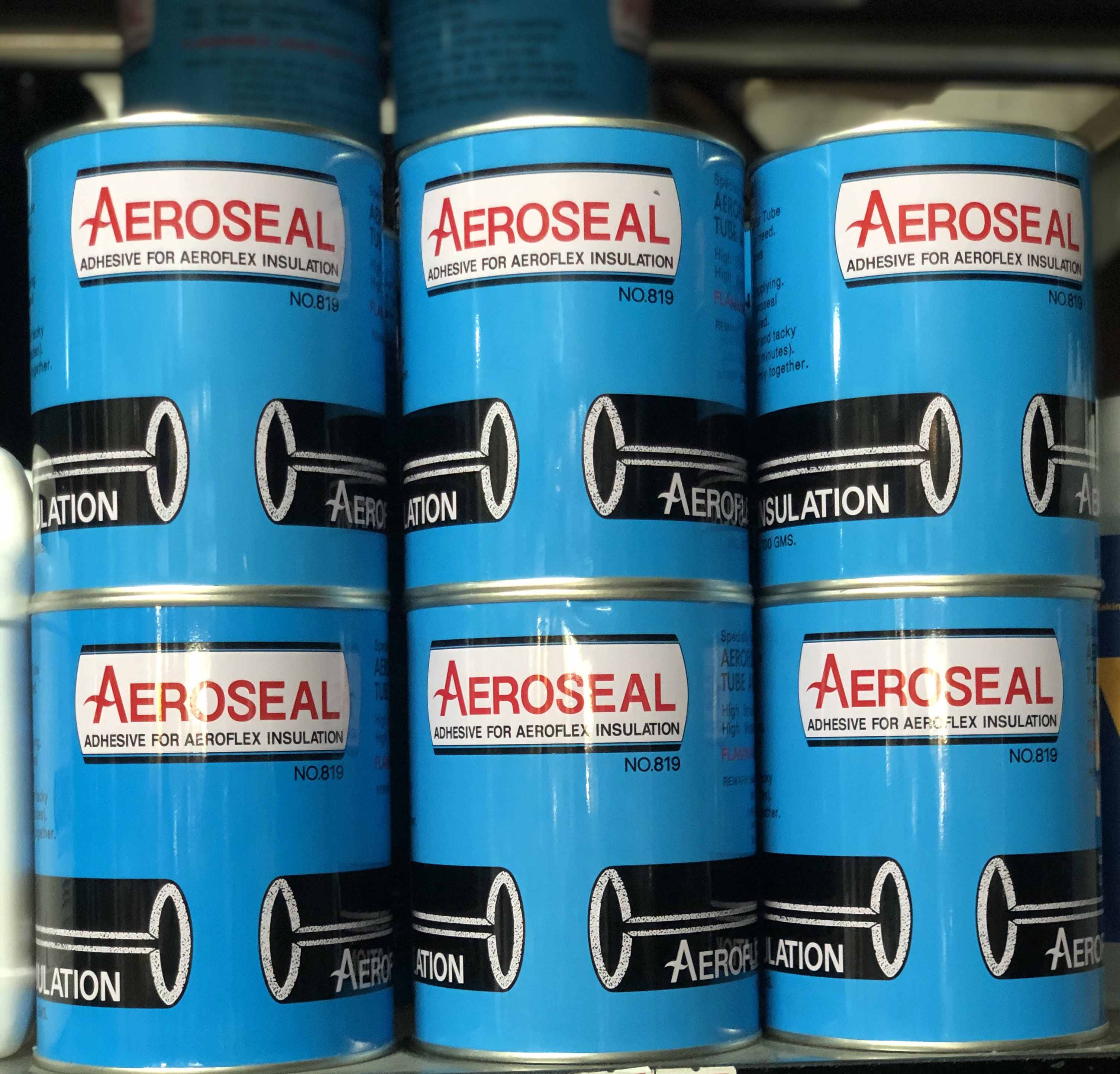 AEROSEAL no.819 กาวทาท่อยางดำ กาวยางดำ กาวทาท่อแอร์ 700 กรัม - Voraphan - ThaiPick