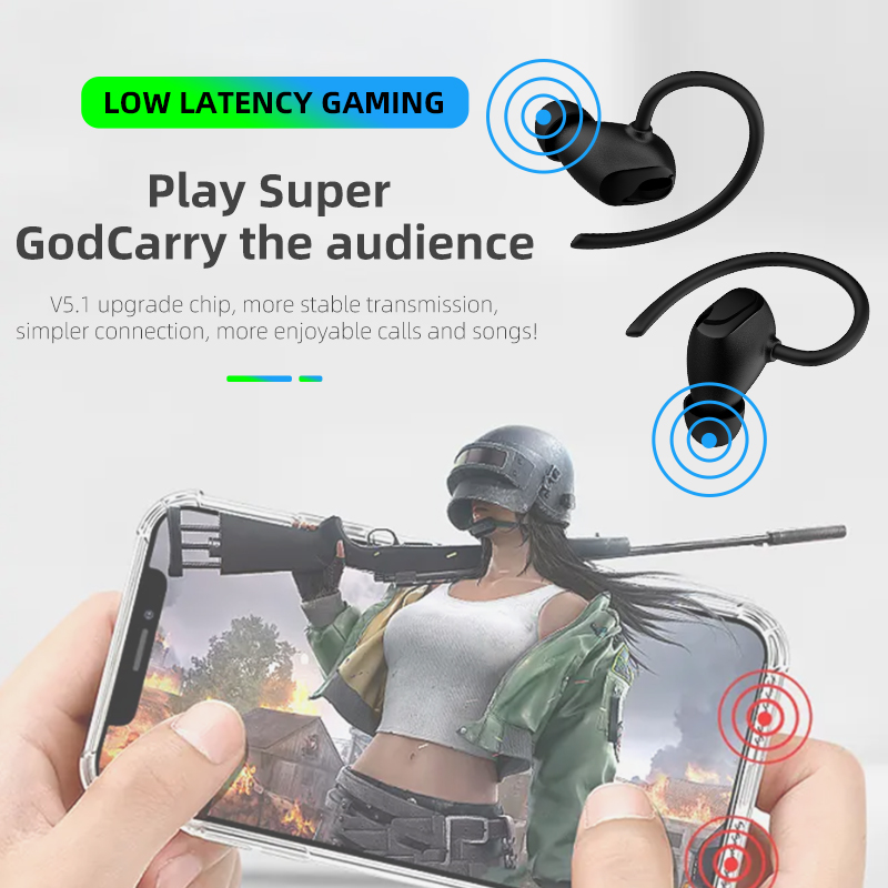 KUULAA Sports Bluetooth Wireless Headphones with Mic IPX5 Waterproof ...