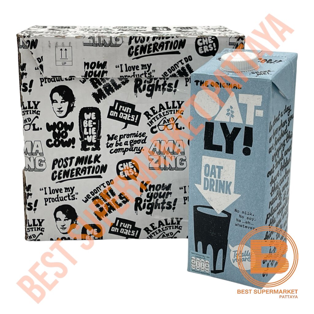 ยกลัง 6 กล่อง โอ๊ตลี่ นมข้าวโอ๊ต 1 ลิตร 6 Cartons Oatly Oat Drink 1 L ...