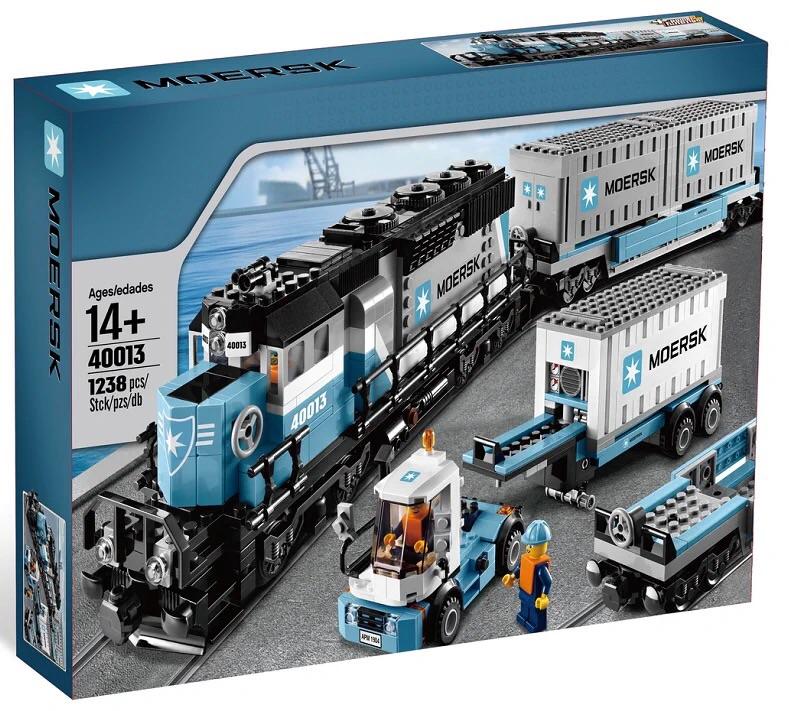 Lego Ace 91006 Creative Series Maersk Train 10219 Assembled Building ...