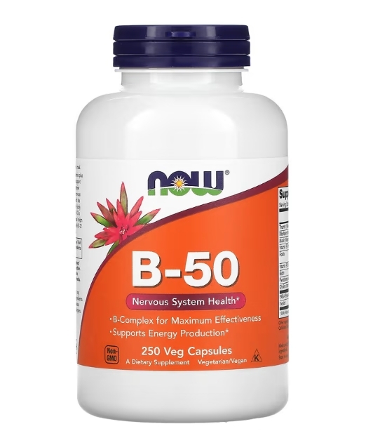 ล๊อตใหม่วิตามินบีรวม Now B-50 B-Complex Vitamin B (บีคอมแพล็กซ์) 100250 ...