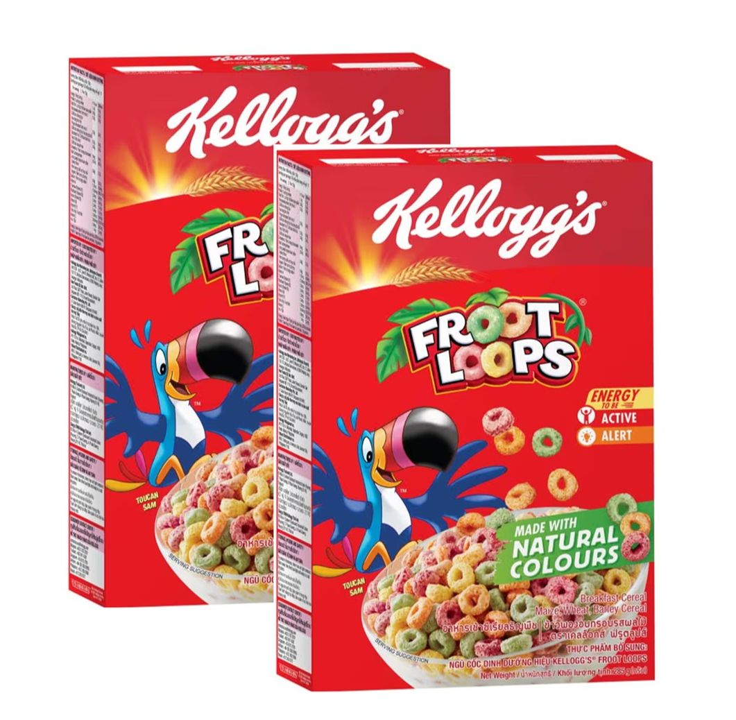 Kellogg's Froot Loops Made With Natural Colours เคลล็อกส์ ฟรูทลูปทำจาก ...