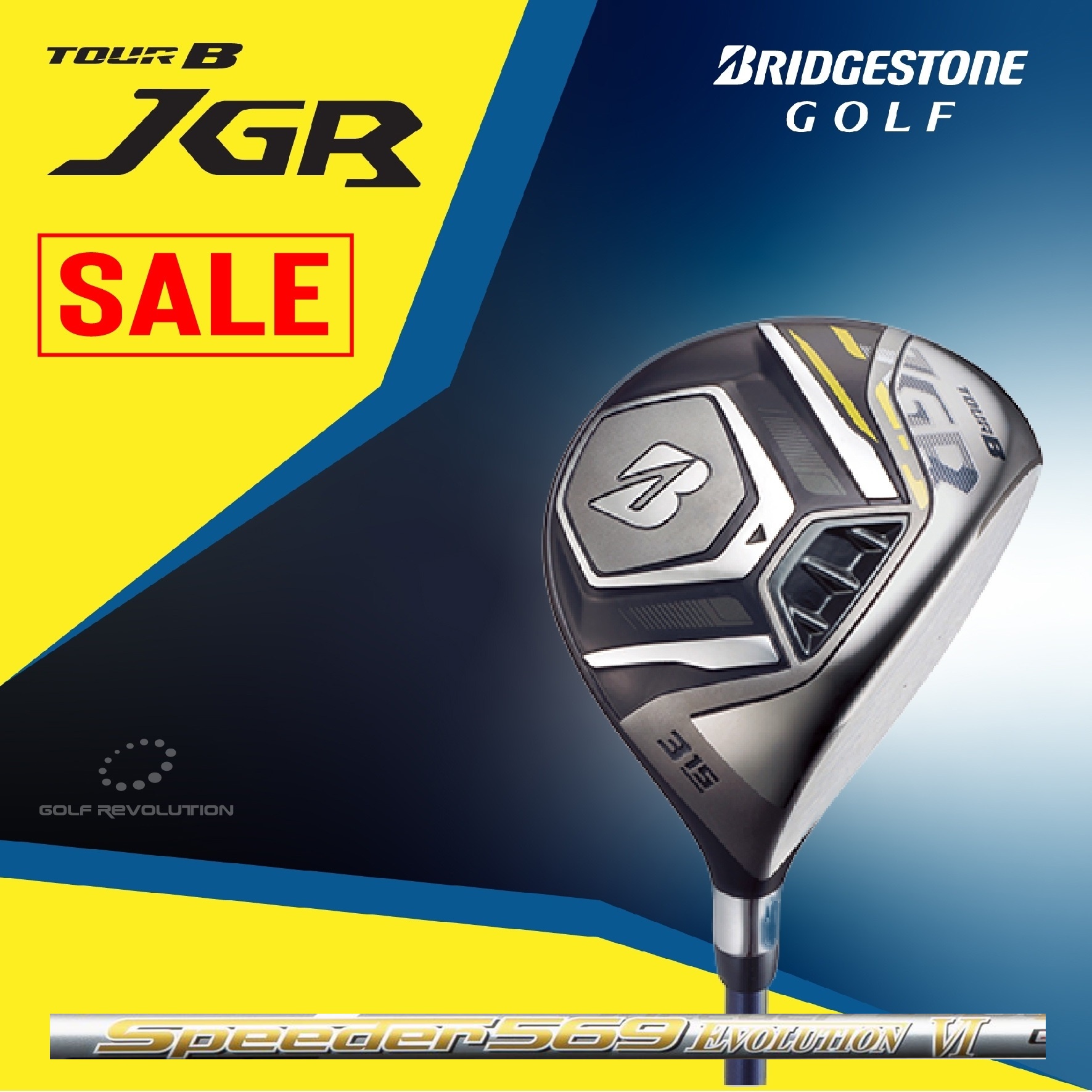 แฟร์เวย์ Bridgestone golf - Tour B JGR fairway with Speeder EvolutionVI 569 carbon shaft ...