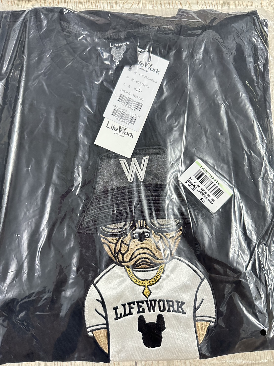 (🌸แท้/พร้อมส่ง🌸) เสื้อ Life Work - Big logo Short Sleeve T-shirt ของแท้ ...