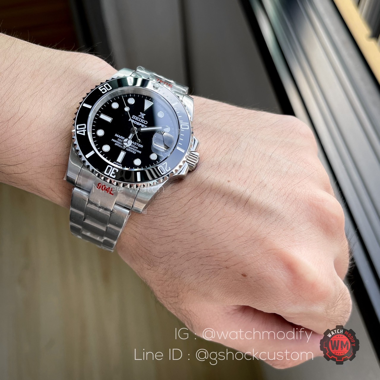 Seiko Mod Black Submarine Prospex Dial | Lazada.co.th