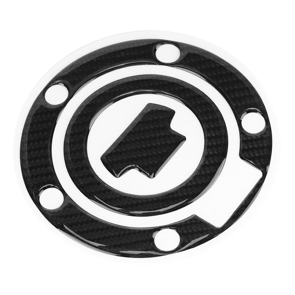 Carbon Fiber Motorcycle Gas Tank Cap Pad Cover Sticker Decals for ...