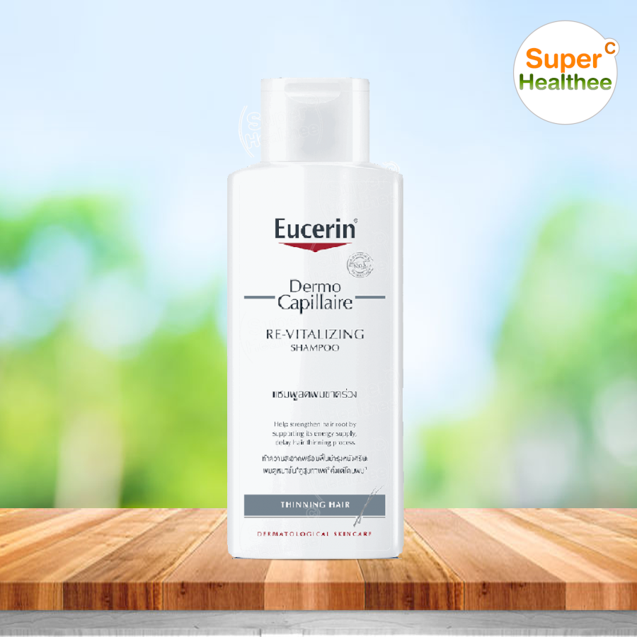 Eucerin dermo capillaire re-vitalizing shampoo thinning hair 250 มล ยู ...