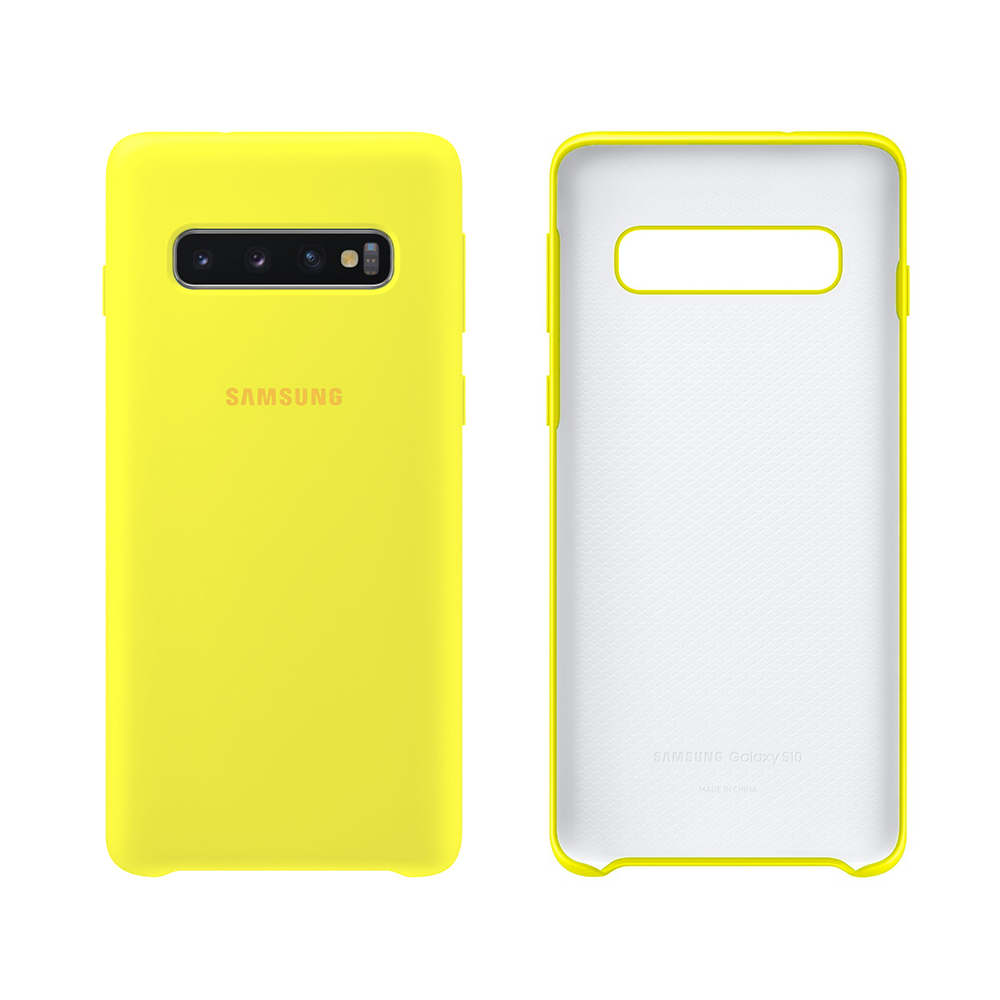S10 Case Original Samsung Galaxy S10 Plus S10e Silky Silicone Cover ...