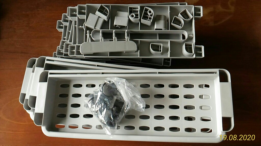 ชั้นวางของ แบบมีล้อเลื่อน ชั้นวางของในที่แคบ 4ชั้น - All BOX - ThaiPick