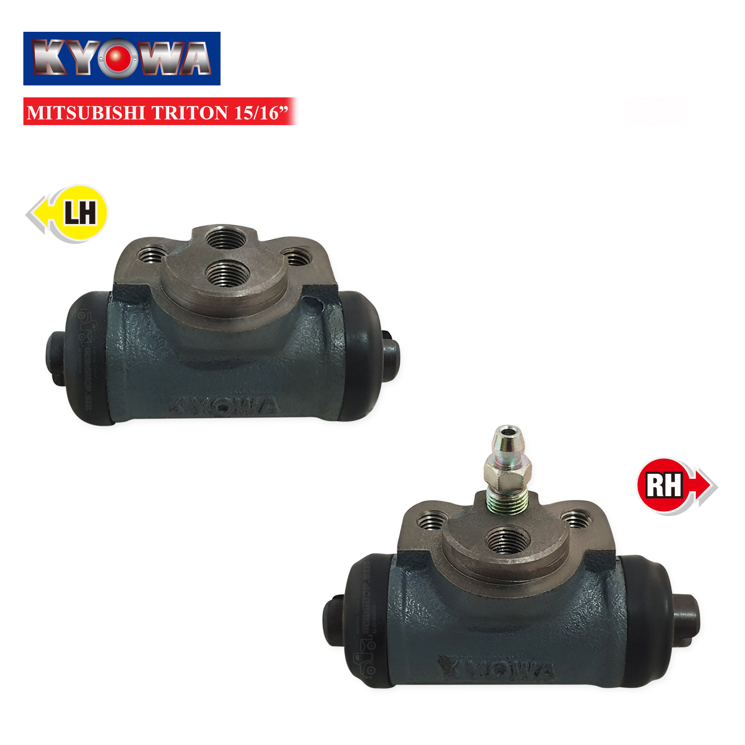 KYOWA กระบอกเบรคหลัง MITSUBISHI TRITON 15/16นิ้ว RH-LH ข้างขวา-ซ้าย ...