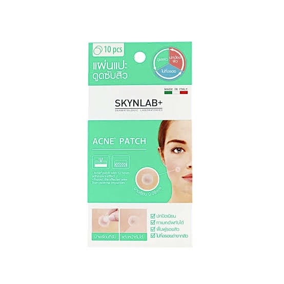 แผ่นแปะสิว SKYNLAB+ ACNE PATCH (1 แผ่น บรรจุ 10 ชิ้น ) | Lazada.co.th