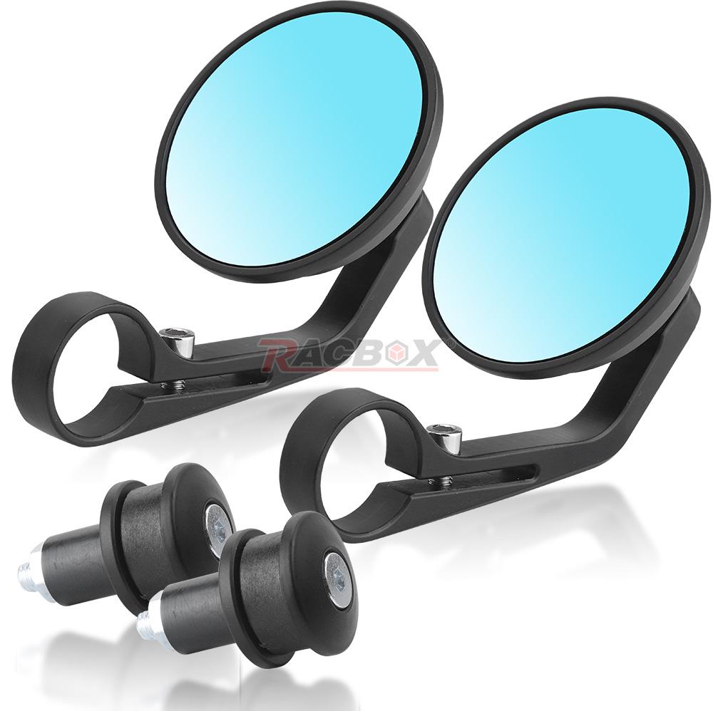 Universal 7 8 Round Bar End Rear Mirrors Moto Motorcycle Motorbike