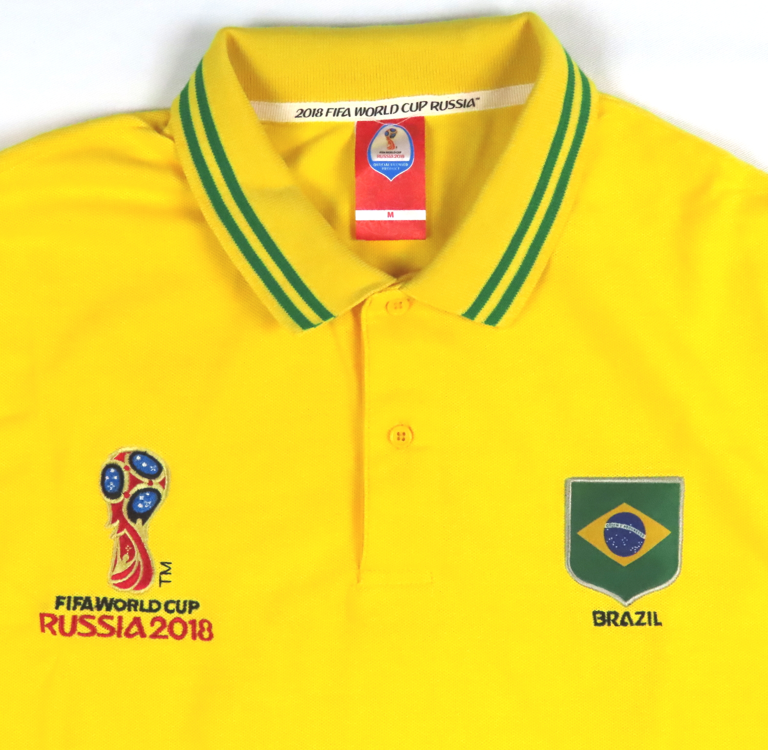 บราซิล ฟุตบอล Brazil Football เสื้อโปโลผู้ชาย เสื้อยืดคอกลม ทีมฟุตบอล ...