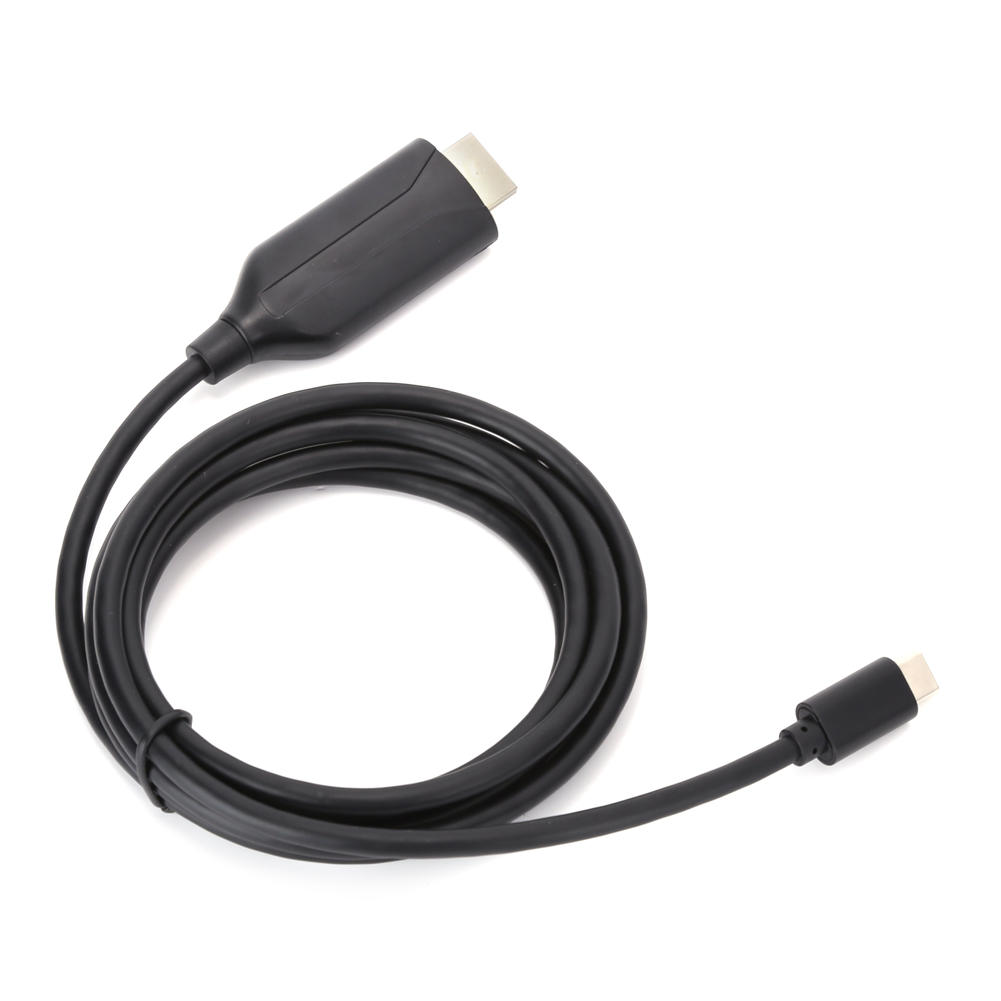 1.8M Type-C ถึง Conveter Cable 4K สำหรับ TV HDTV Wire USB C HD Display ...