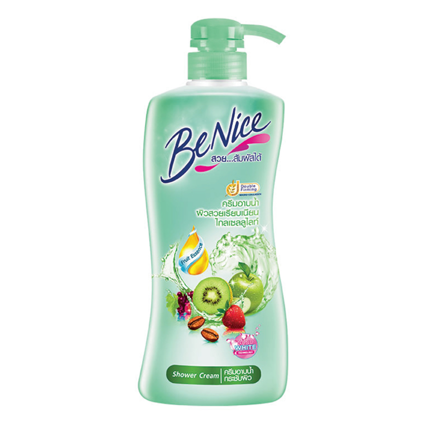 BENICE บีไนซ์ ครีมอาบน้ำ เซลลูไลท์ โพรเทคชั่น หัวปั๊ม สีเขียว 450 มล ...