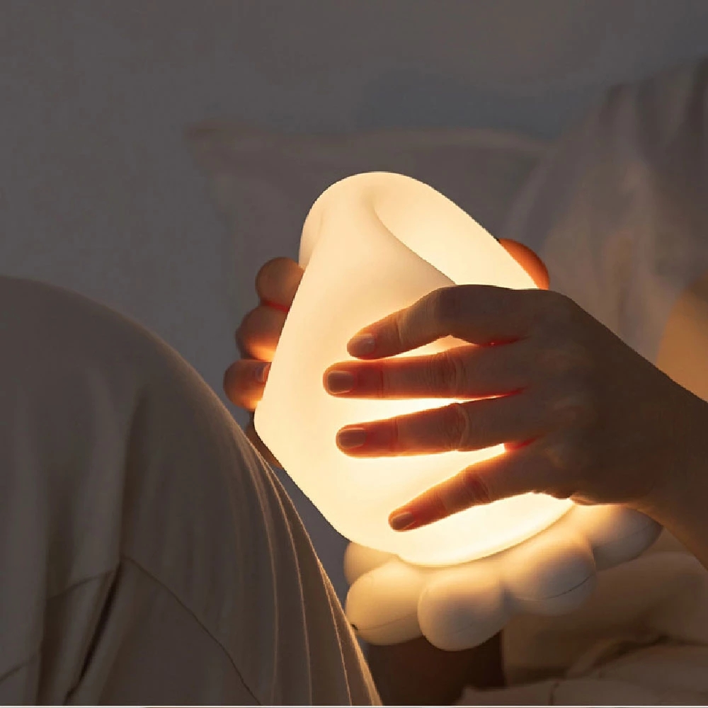 2021Colorful Night Light Octopus Cartoons Silicone Timing Touch Sensor ...