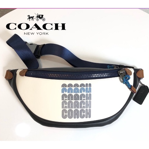 กระเป๋าคาดอก COACH F69305 กระเป๋าเข็มขัดผู้หญิงผู้ชายเอวกระเป๋า ...