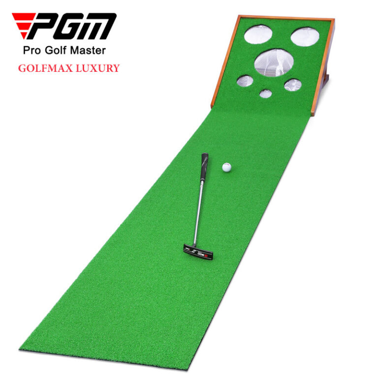 พรมพัตต์ พรมฝึกซ้อมกอล์ฟ PGM (TL036) Golf Putting Mat สินค้าเป็นโครงไม้ ซ้อมง่าย ใช้งานได้ทุกเพศ ...