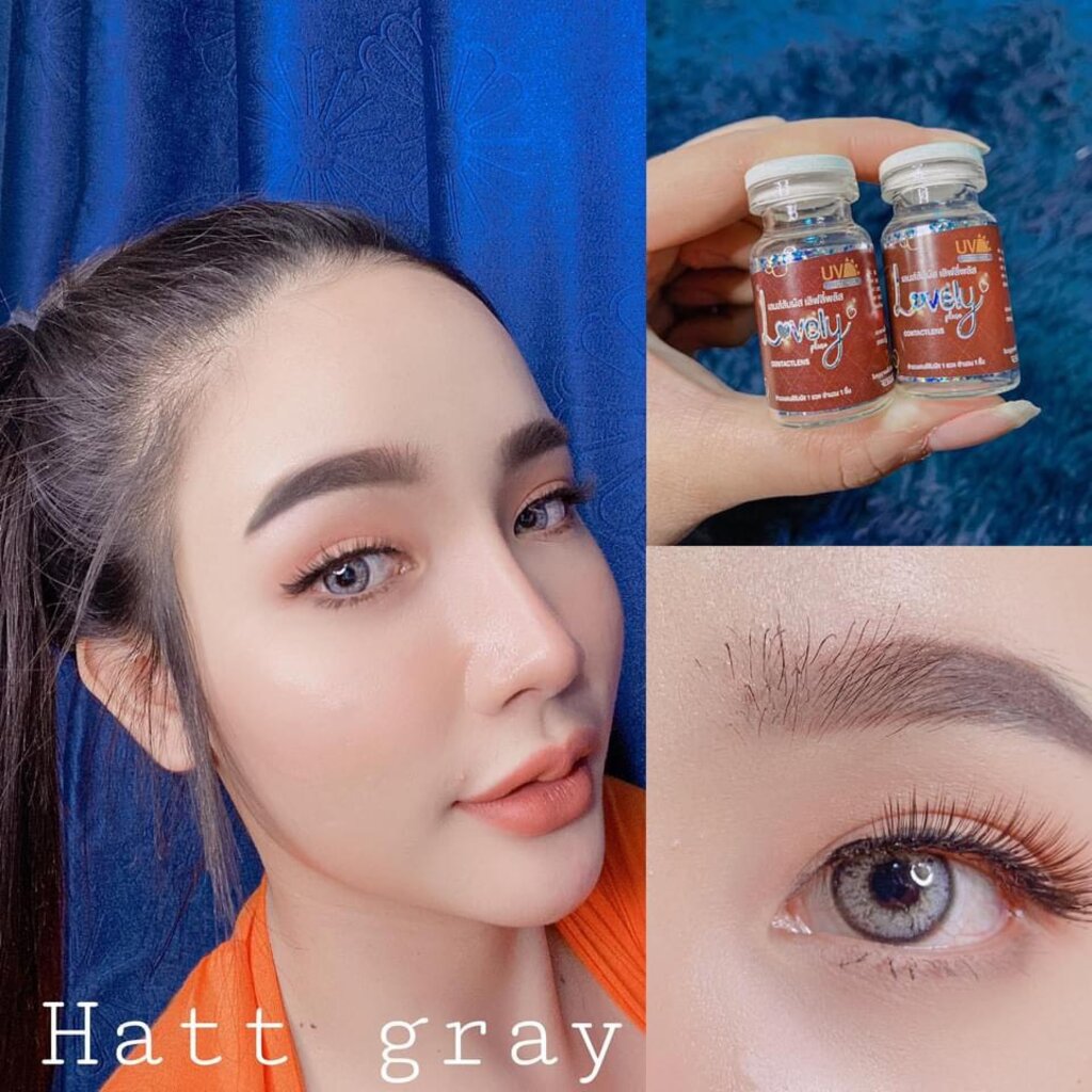 ขายดีที่1 มีค่าสายตา???? Lovelylens คอนแทคเลนส์ ตาโต ลายฮิต Tiktok ลาย ...