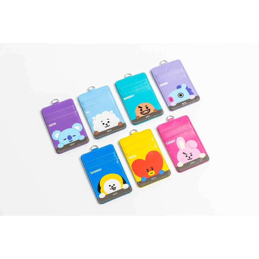 ⊙ BT21 CARD PACKET กระเป๋าใส่บัตร ใส่การ์ด ลายคาแรคเตอร์ - Fupglz ...